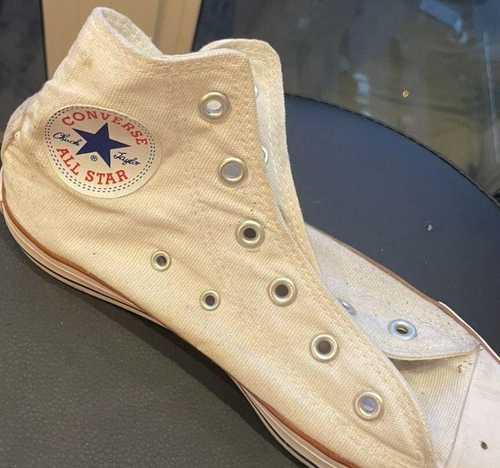 Кеды converse высокие белые