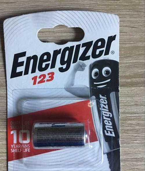 Батарейки energizer 123