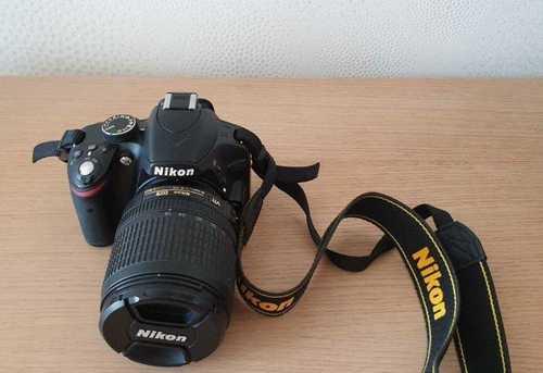 Зеркальный фотоаппарат Никон d3200