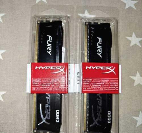 Hyperx fury black 8x2 1866mhz(новая)