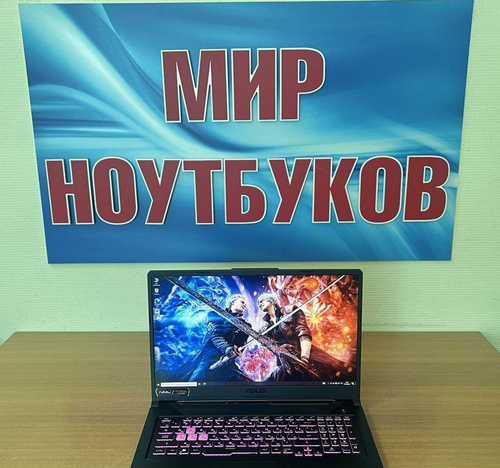 Игровой Asus 17" 144 Hz / RTX / как новый