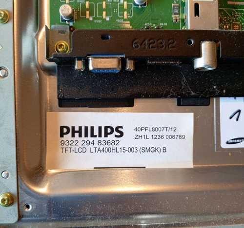 Телевизор Philips 40 на запчасти