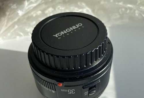 Объектив Yongnuo YN 35mm f/2 для Canon EF