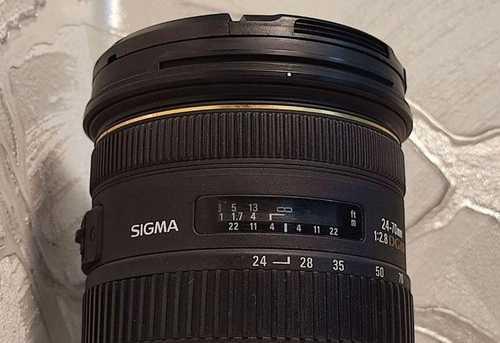 Объектив Sigma 24-70mm f/2.8 DG HSM Nikon F