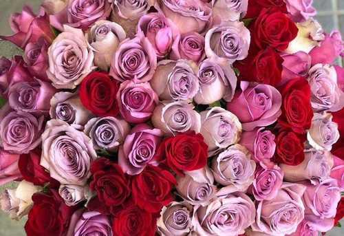 Букеты цветы розы