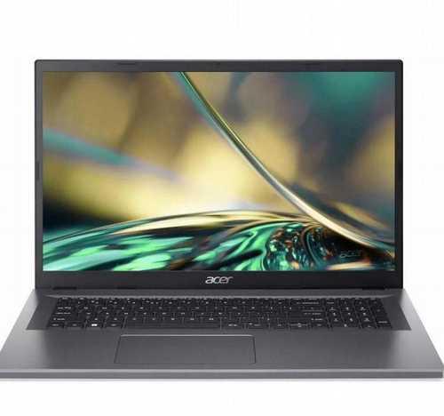 Ноутбук Acer Aspire A317-55P Processor N200/8Gb/SSD256Gb/17.3''/IPS/FHD/NoOs/silver (NX.kdkcd.00A)