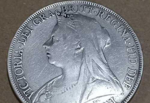 Монета 1 Крона Великобритания