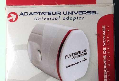 Универсальный международный адаптер + 2 USB