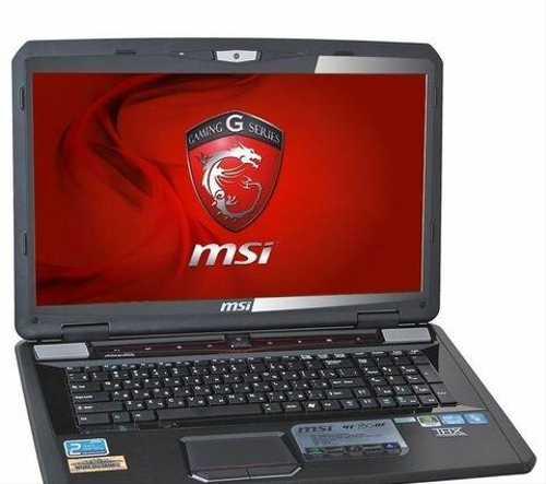 Ноутбук MSI gt780dx (ms-1761) по запчастям