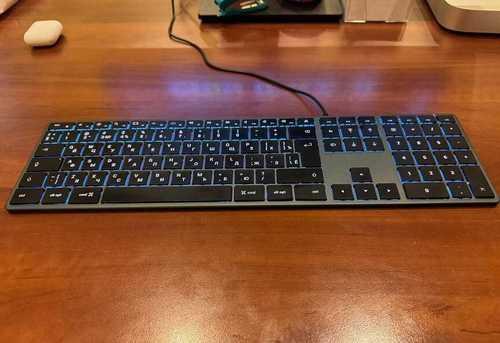 Клавиатура Satechi Slim W3, USB-C, «серый космос»