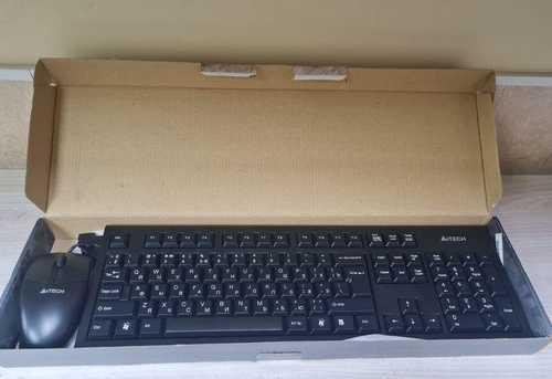 Комплект клавиатура + мышь A4Tech 3100N