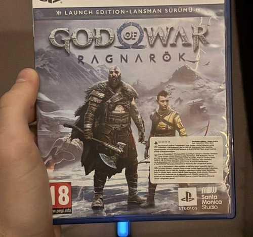 Диск God Of War Ragnarok ps5