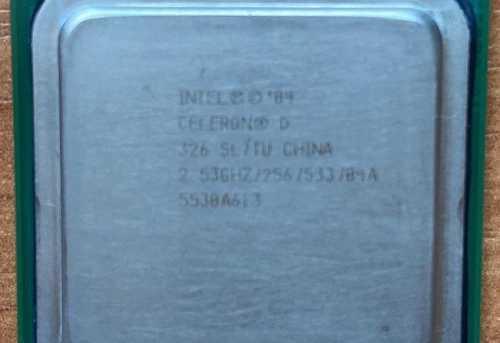 Процессор celeron d 326