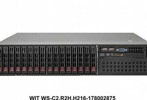 Сервер Supermicro WIT WS-C2.R2H.H216-178002875
