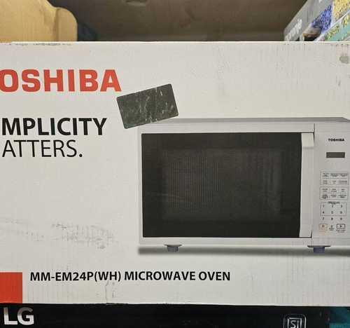 Новая Микроволновая печь соло Toshiba MM-EM24P