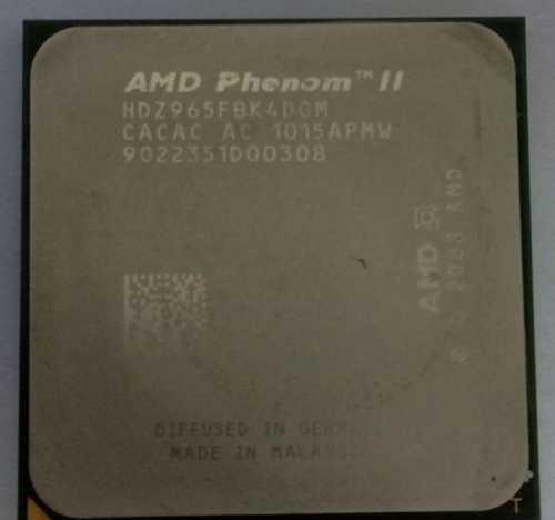 Процессор amd phenom ii x4 965