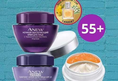 Anew уход 55+ Avon Комплектация № л25/4 "Лифтинг-э