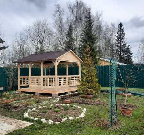 Беседка садовая под ключ