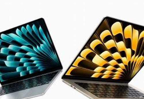 MacBook Air 15 (2024), 1024 ГБ, M3 (8 ядер), RAM 24 ГБ, GPU 10-core