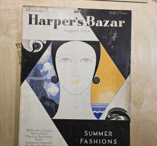 Журнал Harper's Bazaar 1928 год. Обложка Эрте