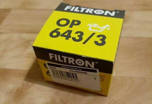 Filtron op 643/3 фильтр масляный