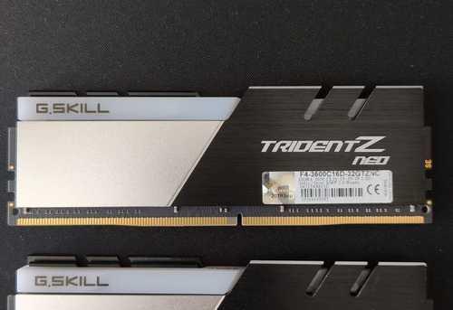 Оперативная память ddr4 32gb 2x16gb 3600mhz cl16