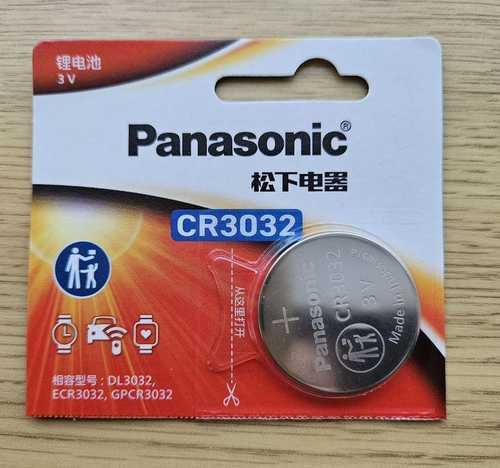 Батарейка Panasonic CR3032