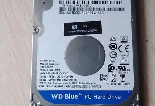 Жёсткий диск на ноутбук 500гб HDD