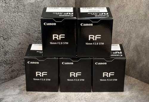 Canon RF 16mm F2.8 STM Новый