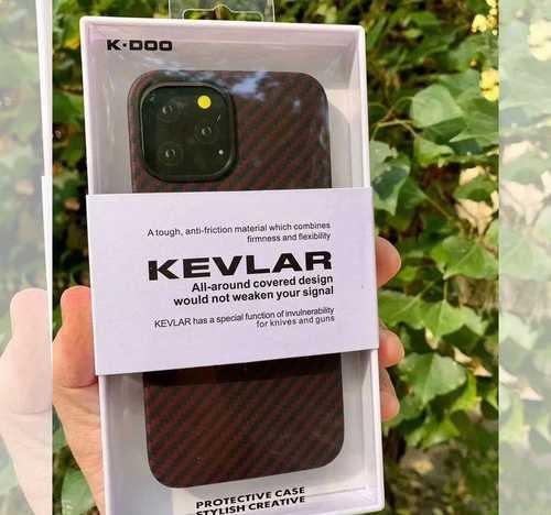 Чехол K-Doo Kevlar для iPhone 14 красный