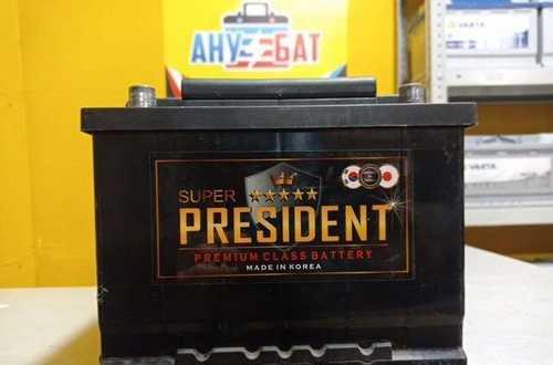 Аккумулятор super president 6ст- 55 (85R-550) п.п