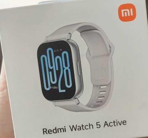 Xiaomi Умные часы Redmi Watch 5 Active, серебр