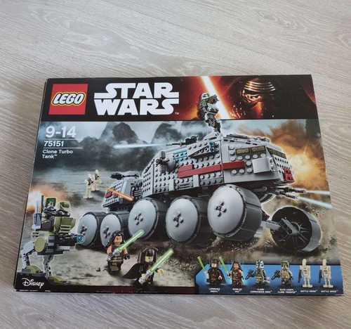 Новый Lego Star Wars 75151 Clone Turbo Tank