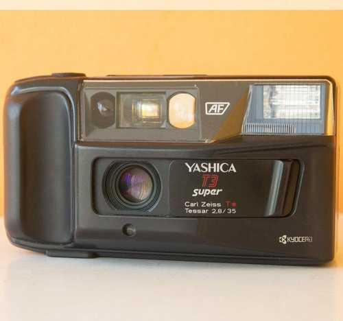 Плёночный фотоаппарат Yashica T3 super + примеры