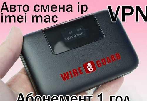Анонимный 4G роутер huawei E5770 авто imei mac ip