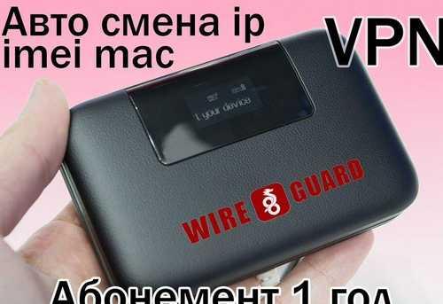 Анонимный 4G роутер huawei E5770 авто imei mac ip