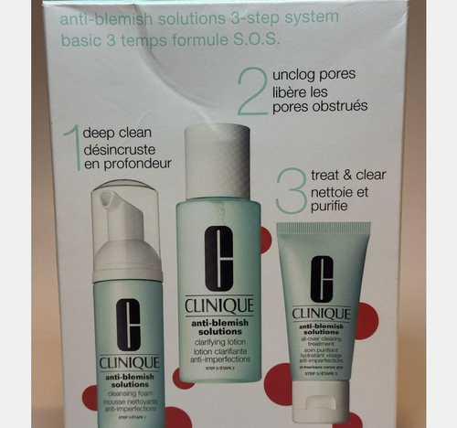 Clinique anti-blemish 3-step system