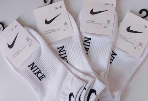 Носки Nike белые короткие