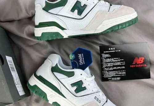 Кроссовки New Balance 550 White Taem Forest Green