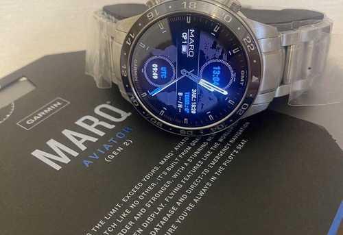 Watch Garmin Marq Aviator gen 2 Sapphire Titanium