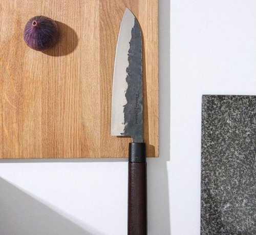 Нож кухонный «Сантоку», универсальный, лезвие 18 с