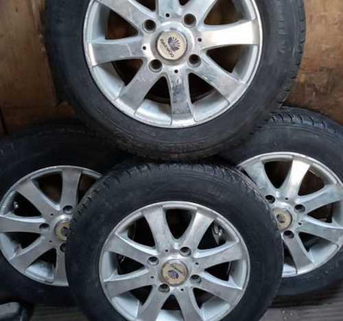 Летние и зимние колеса на Деу Матиz 155/70r13