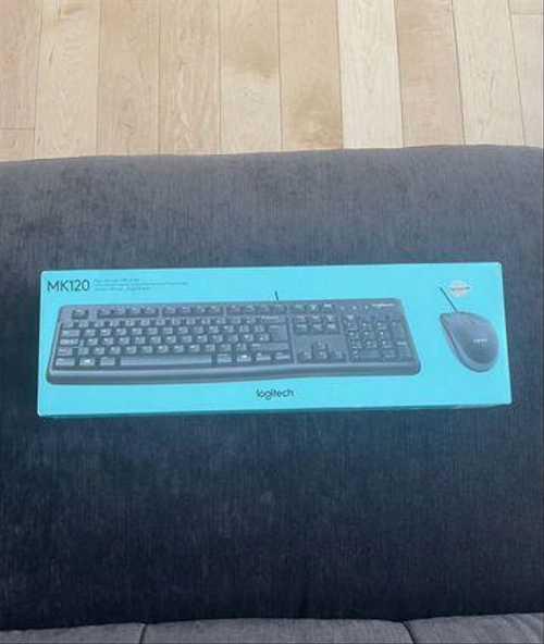 Клавиатура logitech mk120 и мышь