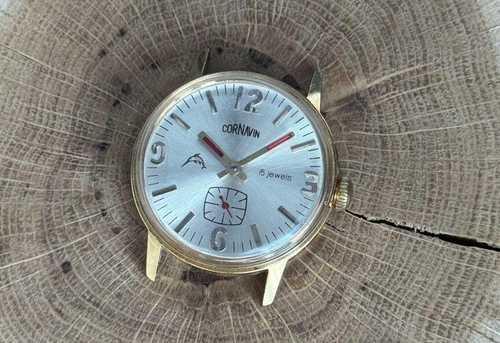 Корнавин 15 jewels - мужские наручные часы СССР