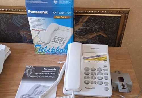 Новый стационарный Телефон Panasonic Kx-TS2361RUW
