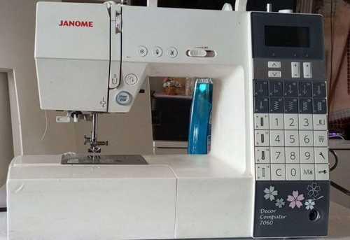 Швейная машинка janome 7060 DC на запчасти