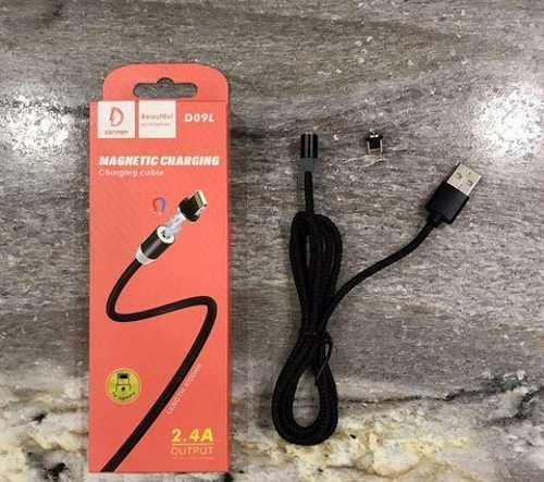 Магнитный кабель Denmen D09L USB - Lightning