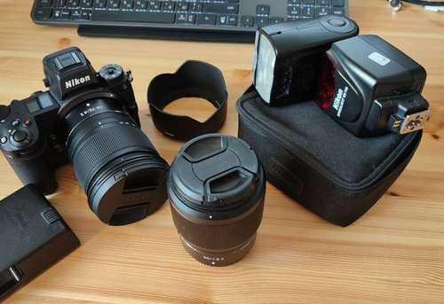 Nikon z6 ii + 24-70 f4 s + 50 f1.8 s + sb700