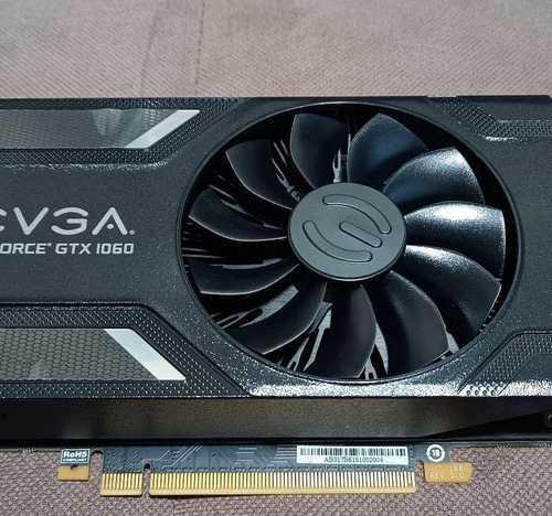 Видеокарта evga GeForce GTX1060 6GB