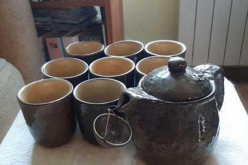 Любимый чайный набор керамика а-ля handmade